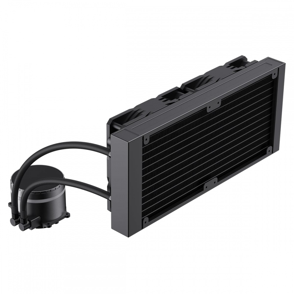 GameMax Iceburg Black 240mm ARGB AIO Water Cooler Liquid Cooling System ...